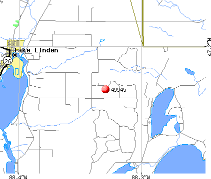 49945 Zip Code (Lake Linden, Michigan) Profile - homes, apartments ...