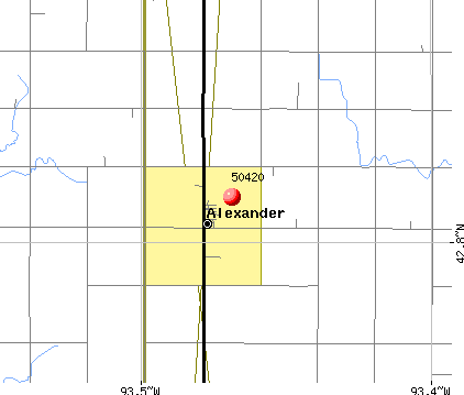 50420 Zip Code (Alexander, Iowa) Profile - homes, apartments, schools ...