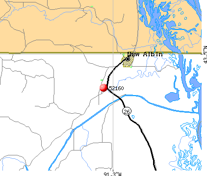 52160 Zip Code (New Albin, Iowa) Profile - homes, apartments, schools ...