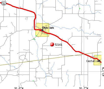 52161 Zip Code (Ossian, Iowa) Profile - homes, apartments, schools ...