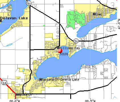 53191 Zip Code (Williams Bay, Wisconsin) Profile - homes, apartments ...