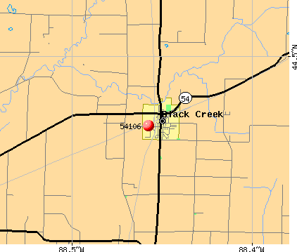 54106 Zip Code (Black Creek, Wisconsin) Profile - homes, apartments, schools, population, income ...