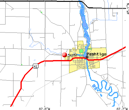 54157 Zip Code (Peshtigo, Wisconsin) Profile - homes, apartments ...
