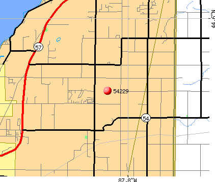 Green Bay Wisconsin Zip Code Map - United States Map