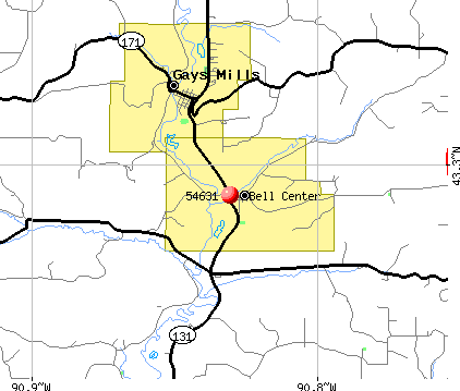 54631 Zip Code (Bell Center, Wisconsin) Profile - homes, apartments ...