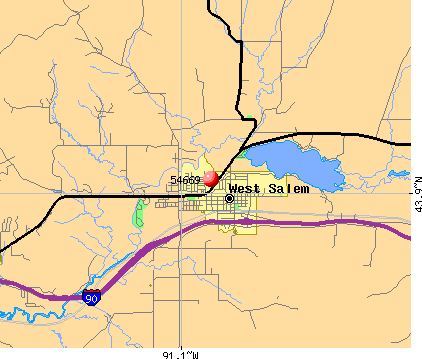54669 Zip Code (West Salem, Wisconsin) Profile - homes, apartments ...