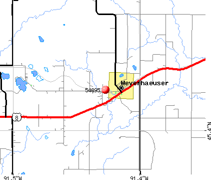 54895 Zip Code (Weyerhaeuser, Wisconsin) Profile - homes, apartments ...