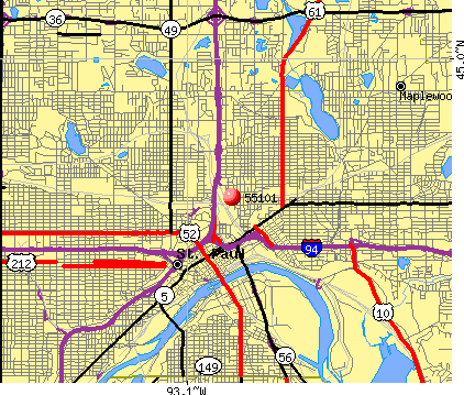 55101 Zip Code (St. Paul, Minnesota) Profile - homes, apartments ...