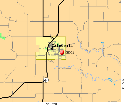 55921 Zip Code (Caledonia, Minnesota) Profile - homes, apartments ...