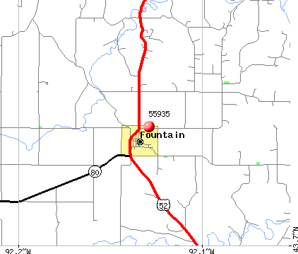 55935 Zip Code (Fountain, Minnesota) Profile - homes, apartments ...