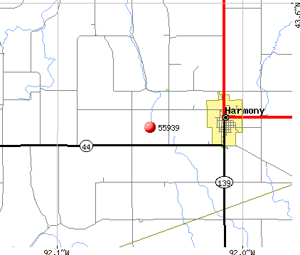 55939 Zip Code (Harmony, Minnesota) Profile - homes, apartments ...