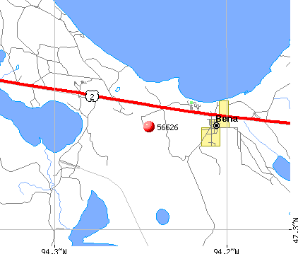 56626 Zip Code (Bena, Minnesota) Profile - homes, apartments, schools ...