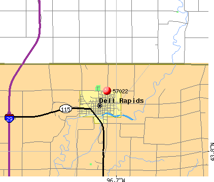 57022 Zip Code (Dell Rapids, South Dakota) Profile - homes, apartments ...