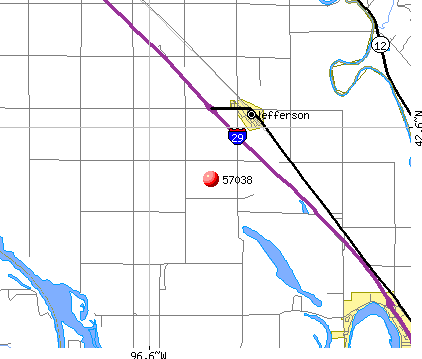 57038 Zip Code (Jefferson, South Dakota) Profile - homes, apartments ...