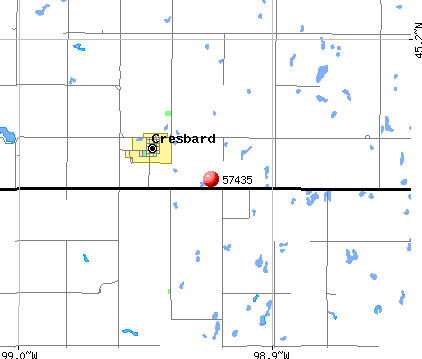 57435 Zip Code (Cresbard, South Dakota) Profile - homes, apartments ...