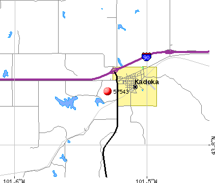 57543 Zip Code (Kadoka, South Dakota) Profile - homes, apartments ...