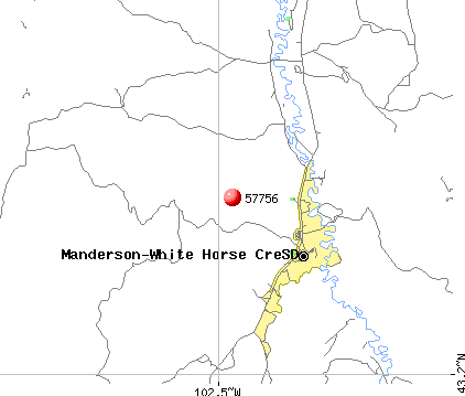 57756 Zip Code (Manderson-White Horse Creek, South Dakota) Profile ...