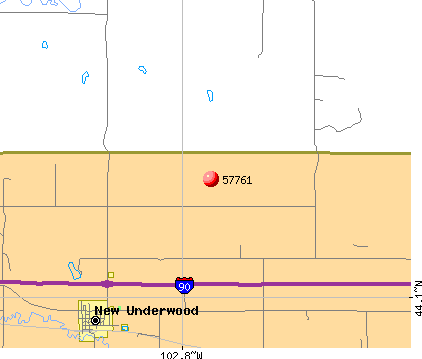 57761 Zip Code (New Underwood, South Dakota) Profile - homes ...