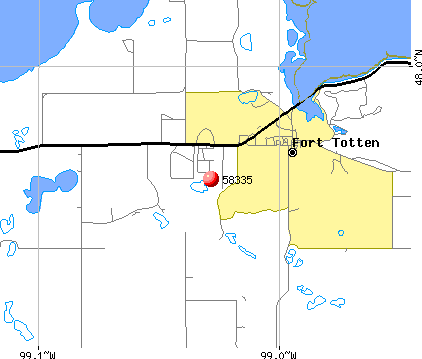 58335 Zip Code (Fort Totten, North Dakota) Profile - homes, apartments ...