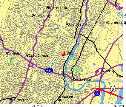 Newark Zip Code Map - Bank2home.com