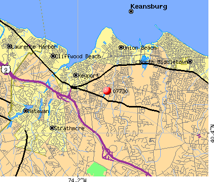 07730 Zip Code (New Jersey) Profile - homes, apartments, schools ...