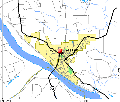 62233 Zip Code (Chester, Illinois) Profile - homes, apartments, schools ...