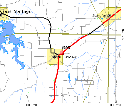 62967 Zip Code (New Burnside, Illinois) Profile - homes, apartments ...
