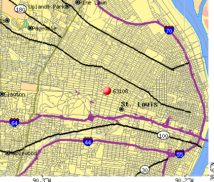 63108 Zip Code (St. Louis, Missouri) Profile - homes, apartments ...