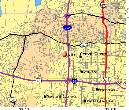 63141 Zip Code (Creve Coeur, Missouri) Profile - homes, apartments ...
