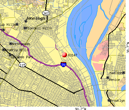 63147 Zip Code (St. Louis, Missouri) Profile - homes, apartments ...