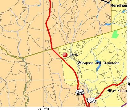 07934 Zip Code (Peapack and Gladstone, New Jersey) Profile - homes ...