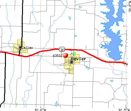 63532 Zip Code (Bevier, Missouri) Profile - homes, apartments, schools ...
