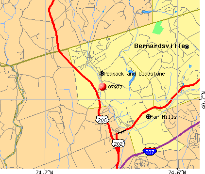 07977 Zip Code (Peapack and Gladstone, New Jersey) Profile - homes ...