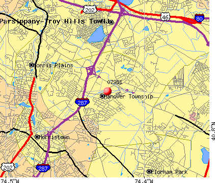 07981 Zip Code (New Jersey) Profile - homes, apartments, schools ...