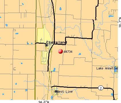 64734 Zip Code (Cleveland, Missouri) Profile - homes, apartments ...