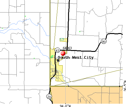64863 Zip Code (South West City, Missouri) Profile - homes, apartments ...