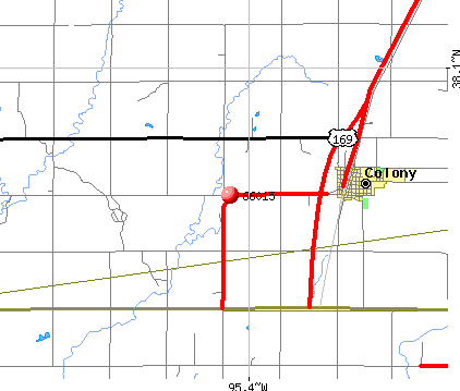 66015 Zip Code (Colony, Kansas) Profile - homes, apartments, schools ...