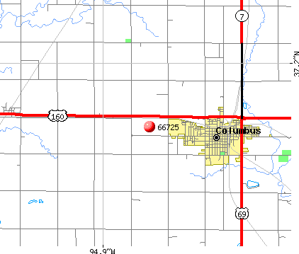 66725 Zip Code (Columbus, Kansas) Profile - homes, apartments, schools ...