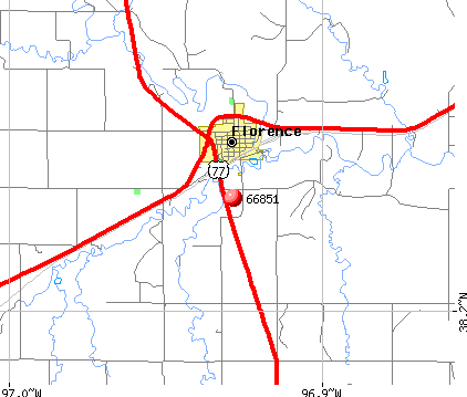 66851 Zip Code (Florence, Kansas) Profile - homes, apartments, schools ...