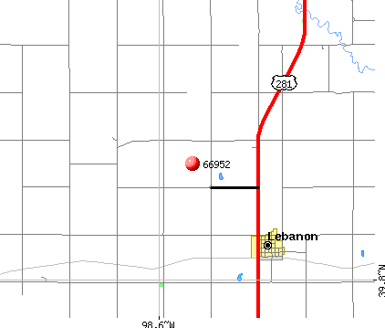 66952 Zip Code (Lebanon, Kansas) Profile - homes, apartments, schools ...