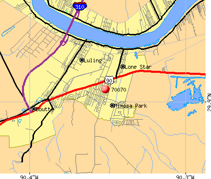 70070 Zip Code (Luling, Louisiana) Profile - homes, apartments, schools ...