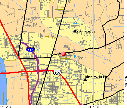 70811 Zip Code (Brownfields, Louisiana) Profile - homes, apartments ...