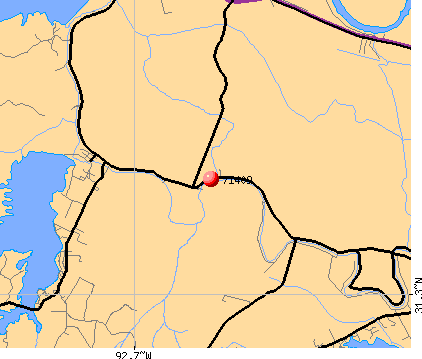 Alexandria Louisiana Zip Code Map - Map