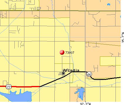 Zip Code Map For Edmond Ok - United States Map