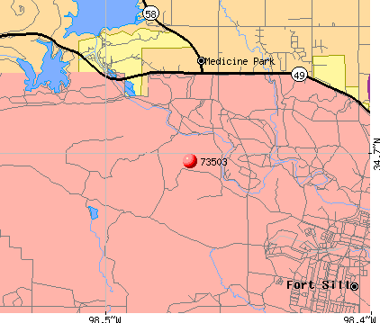 Lawton Ok Zip Code Map - Map