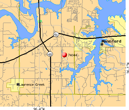74044 Zip Code (Mannford, Oklahoma) Profile - homes, apartments ...