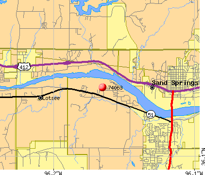 74063 Zip Code (Sand Springs, Oklahoma) Profile - homes, apartments ...