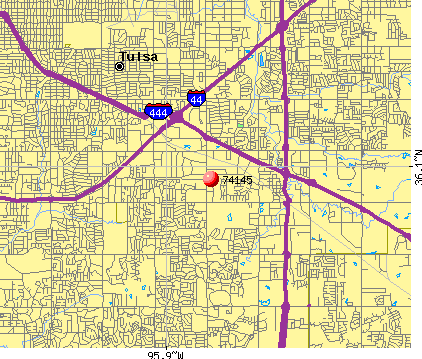 74145 Where Is This Zip Code Map - Map