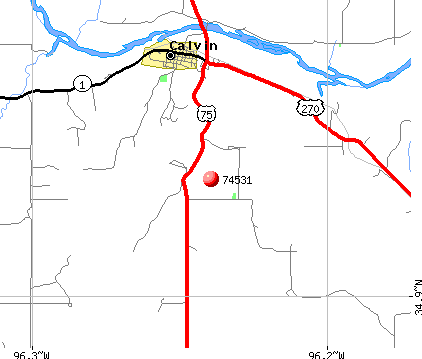 74531 Zip Code (Calvin, Oklahoma) Profile - homes, apartments, schools ...