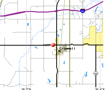 74837 Zip Code (Cromwell, Oklahoma) Profile - homes, apartments ...